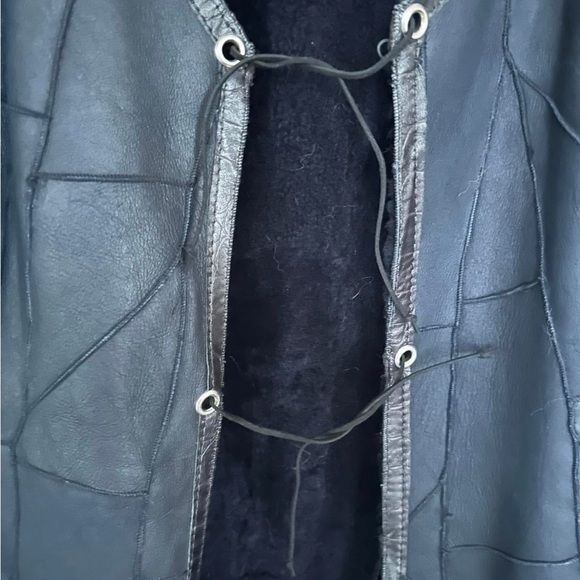 BF Furs | Jackets & Coats | Vintage Bf Furs Greece Black Shearling ...